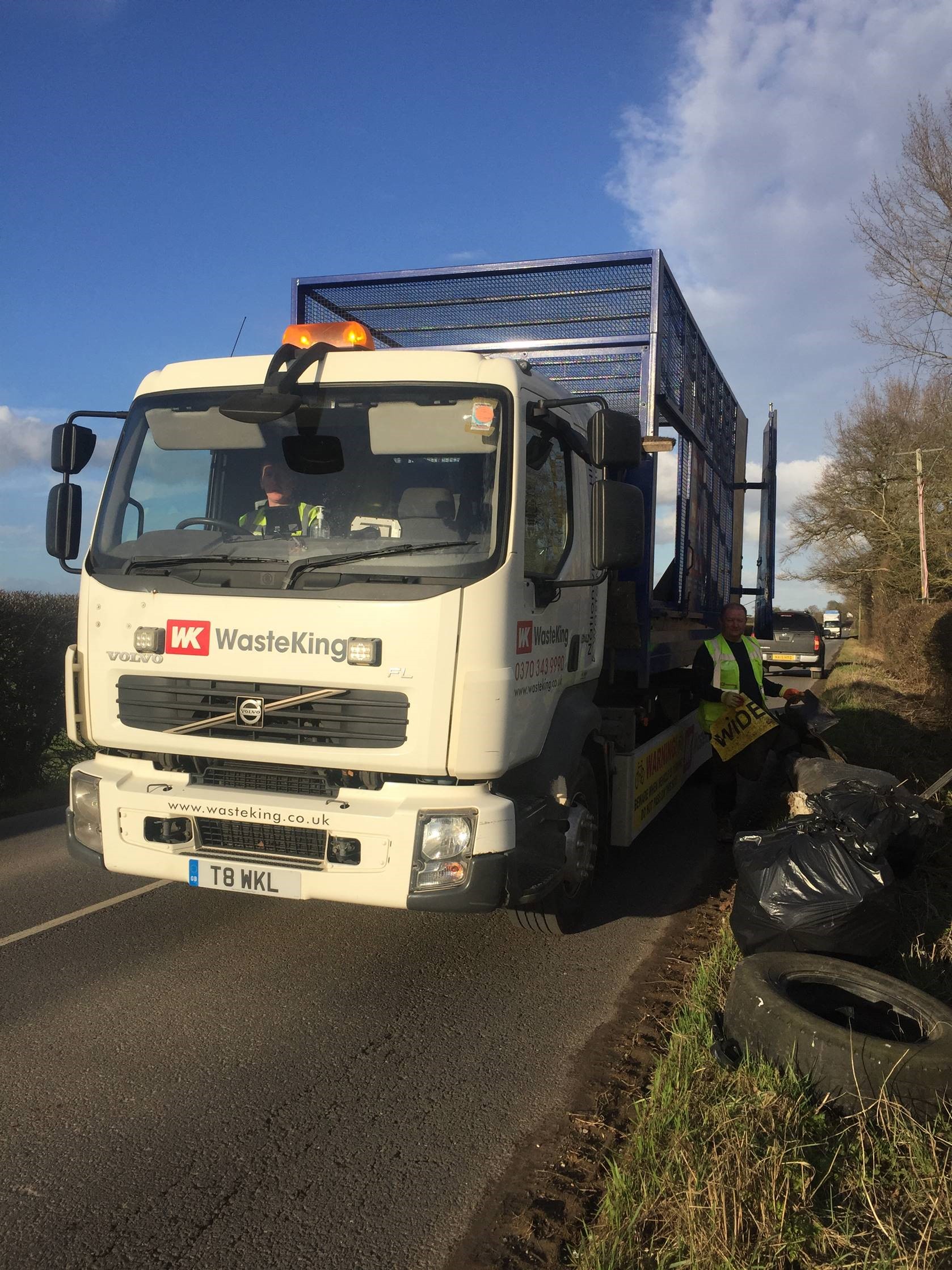 Waste King removes 180 sacks of waste after roadside litter-pick – Bob ...